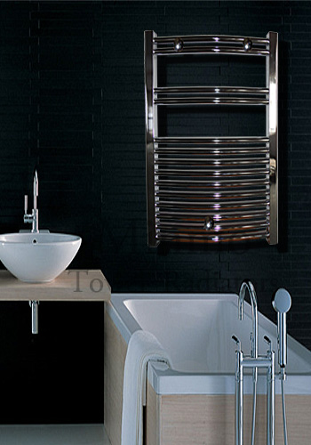 MD800/450 Chrome Curved Towel Radiator